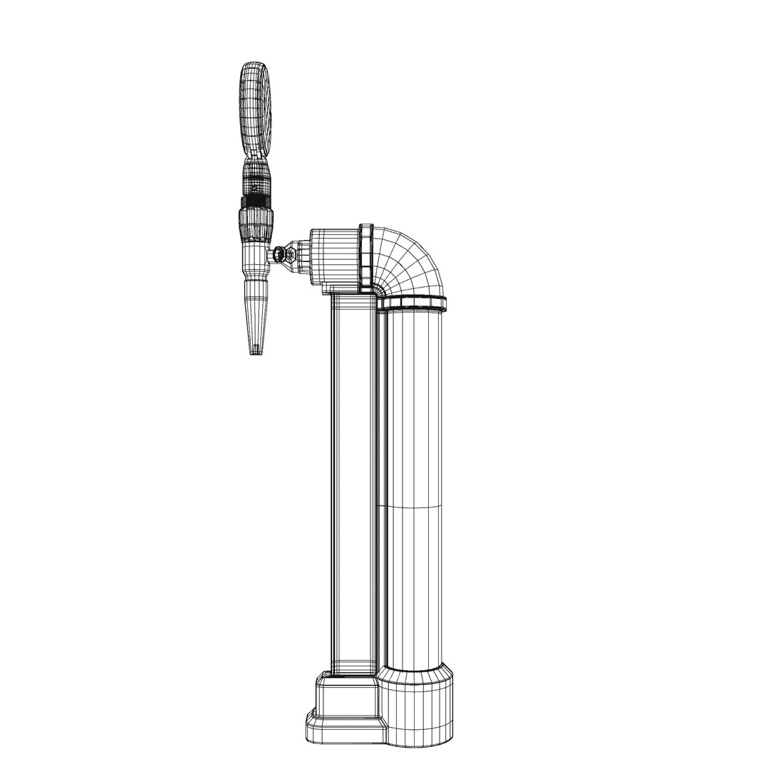 Steampunk Copper Beer Tap 3D Model - TurboSquid 2071056