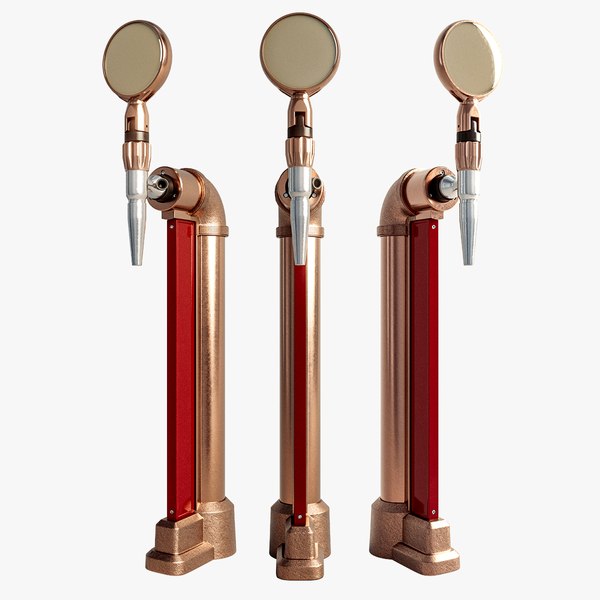 modelo 3d Steampunk Copper Beer Tap - TurboSquid 2071056