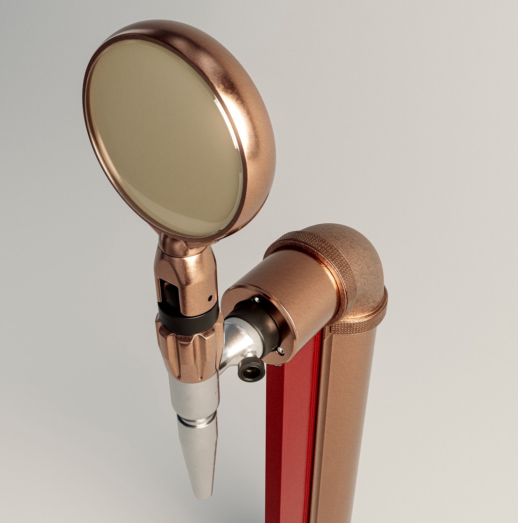Steampunk Copper Beer Tap 3D Model - TurboSquid 2071056