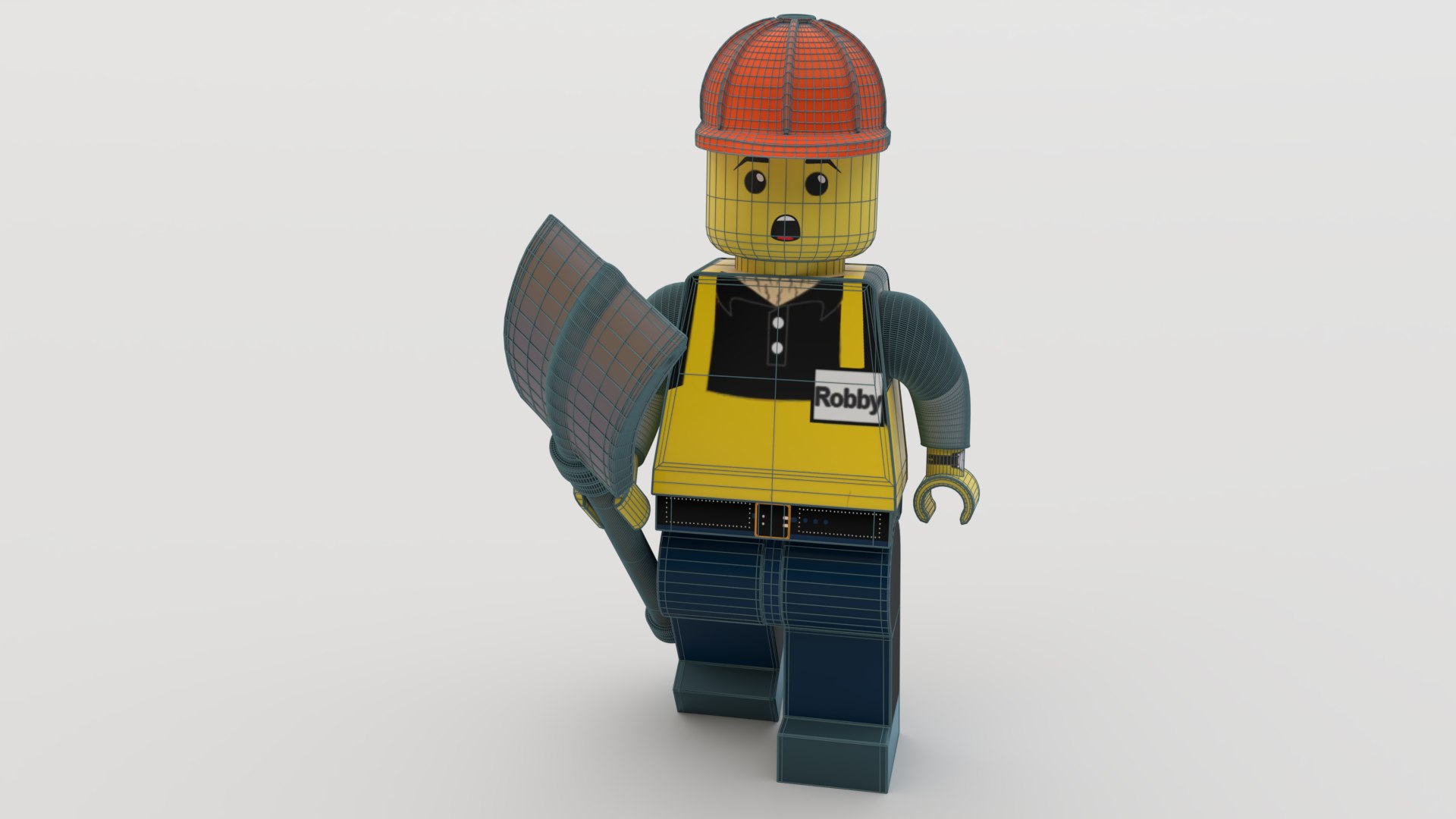 3D Model Lego Worker Robby - TurboSquid 1797656