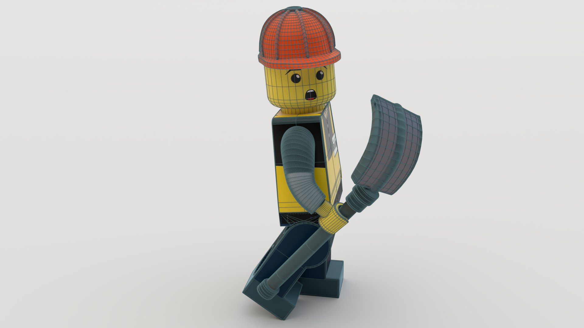 3D Model Lego Worker Robby - TurboSquid 1797656