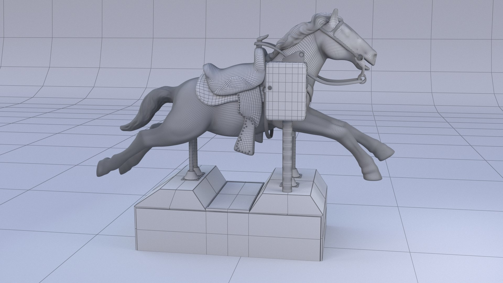 Coin Operated Horse Ride 3D Model - TurboSquid 1885566