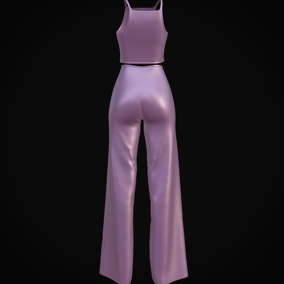 3D female outfit model - TurboSquid 1662925