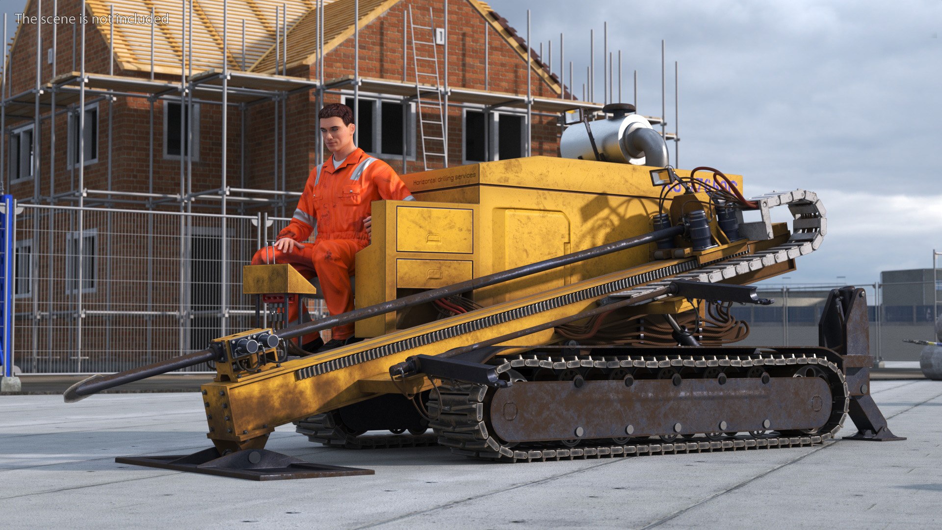 Directional Drilling Rig With Operator Model - TurboSquid 2324150