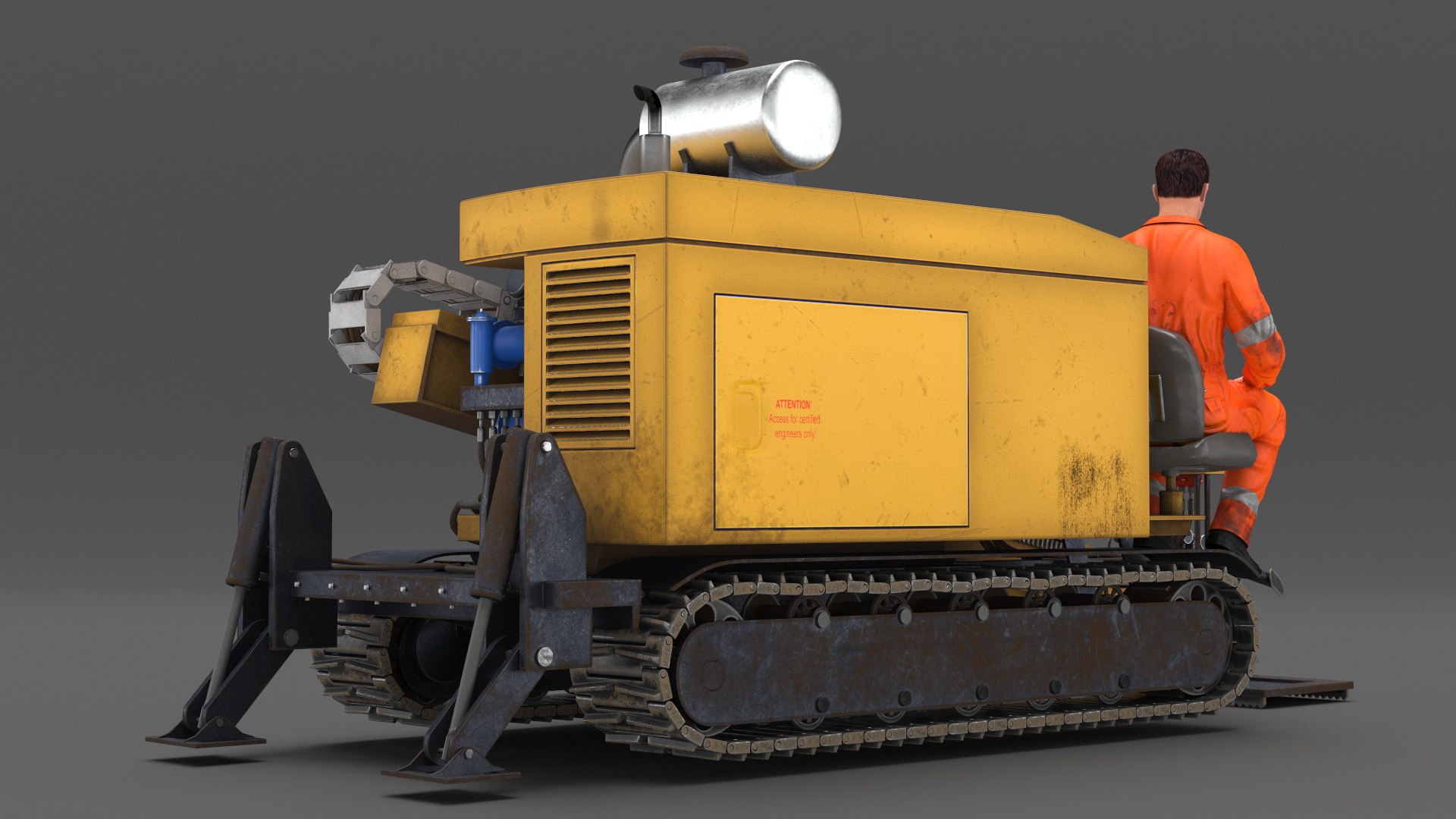 Directional Drilling Rig With Operator Model - TurboSquid 2324150
