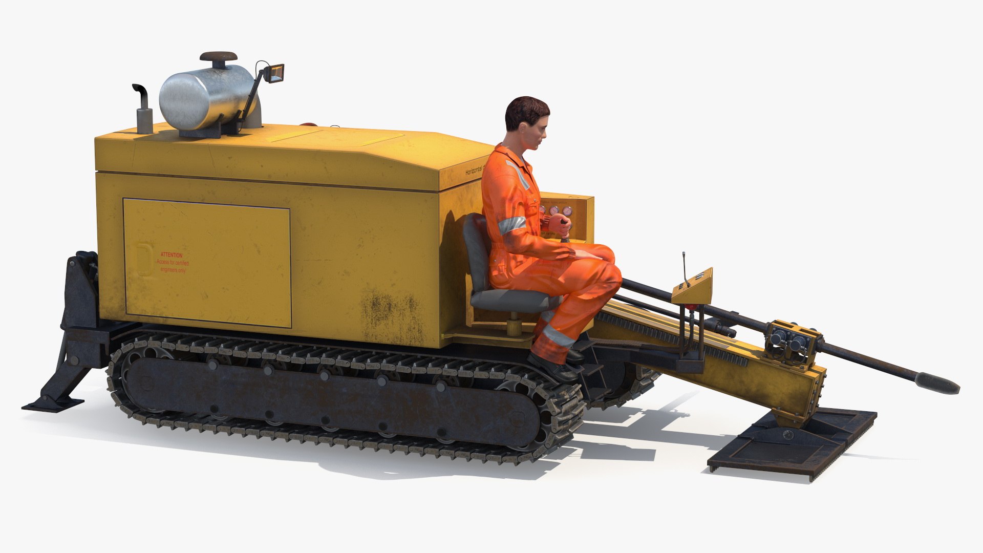 Directional Drilling Rig With Operator Model - TurboSquid 2324150
