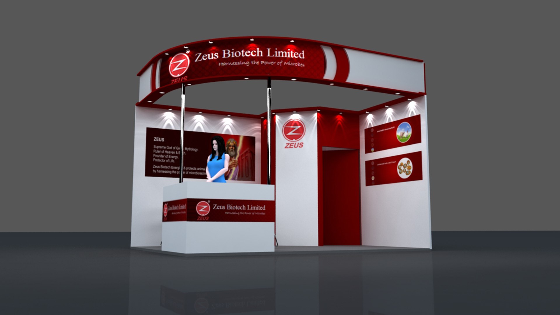 2 SIDE OPEN STAND 3D - TurboSquid 1990565