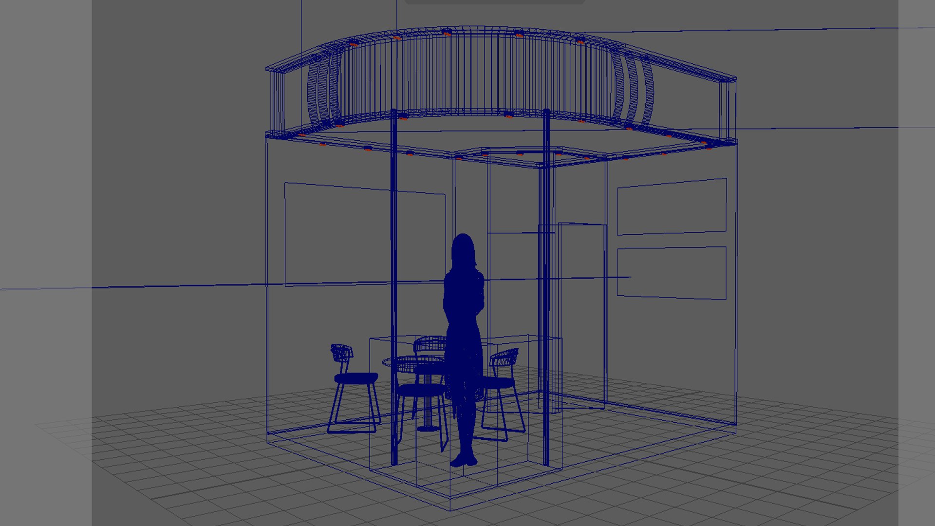 2 SIDE OPEN STAND 3D - TurboSquid 1990565