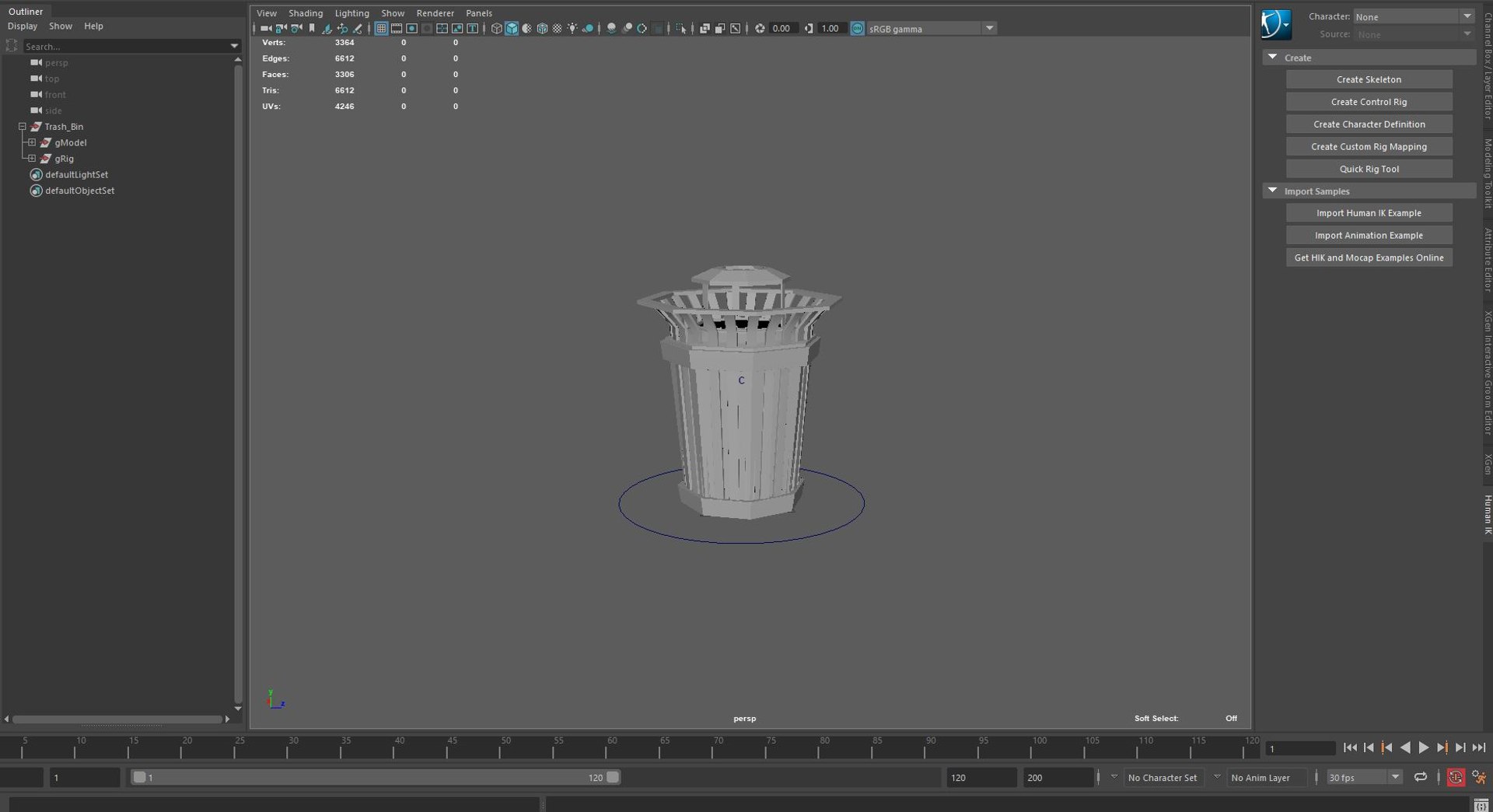 3D Modeled Bin Trash - TurboSquid 1650428