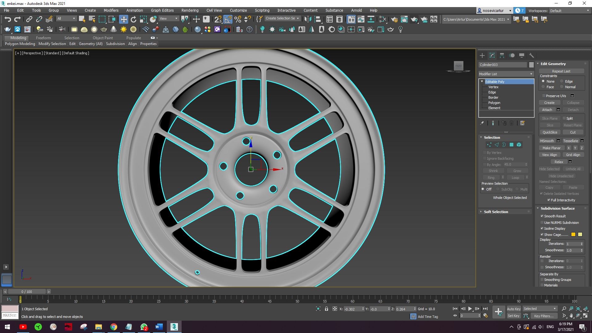 3D rim enkei model - TurboSquid 1706414