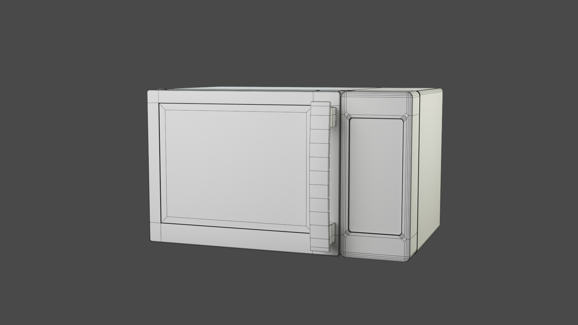 Modern Microwave model - TurboSquid 2105923
