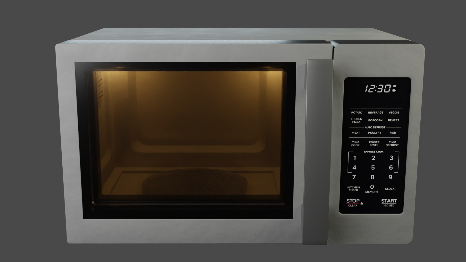 Modern Microwave model - TurboSquid 2105923