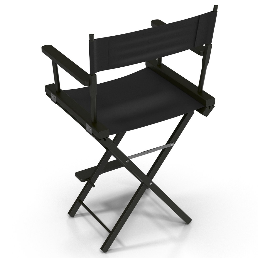 Max Director Chair 2 Black