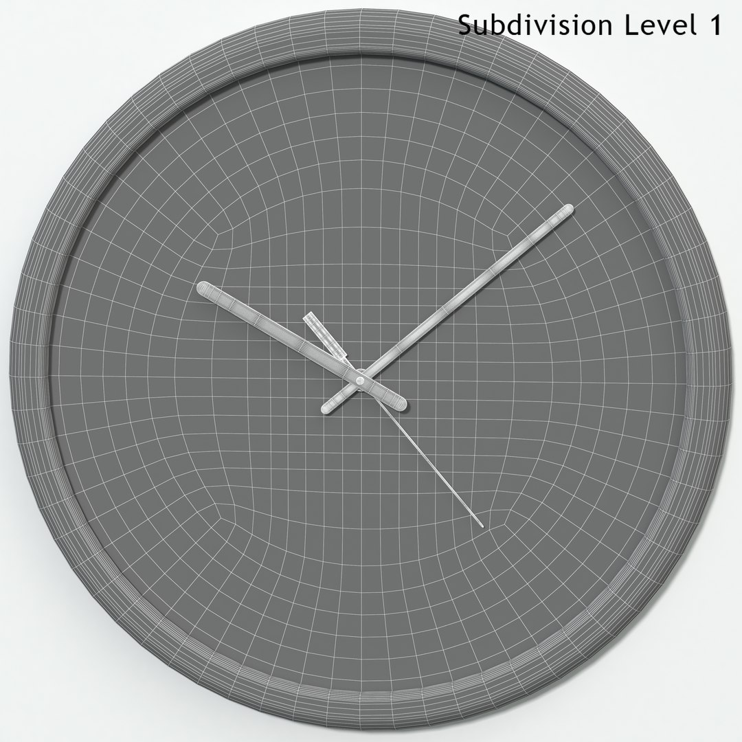 3d Model Office Clock