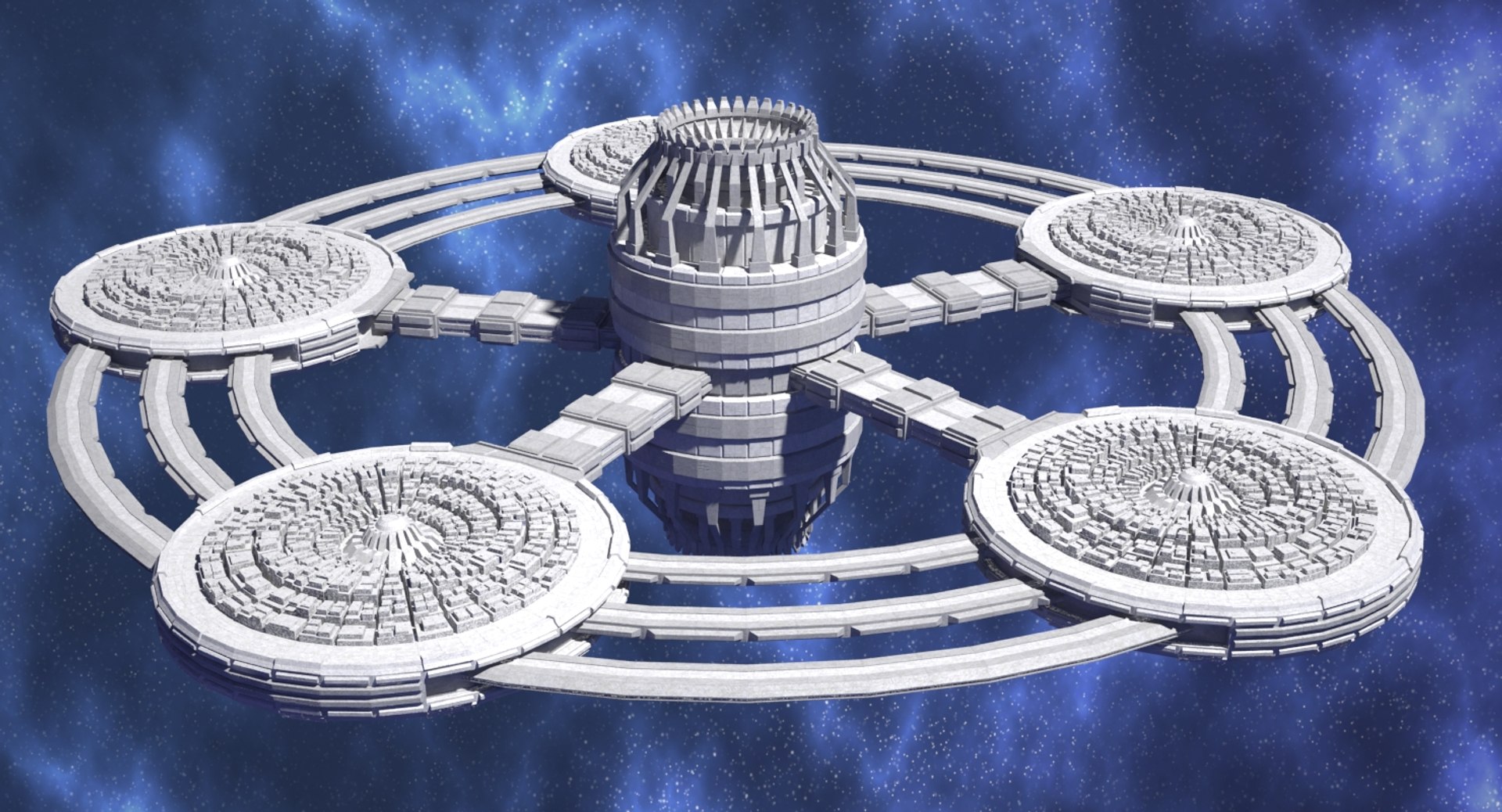 Space 20 Station 3D Model - TurboSquid 1212149