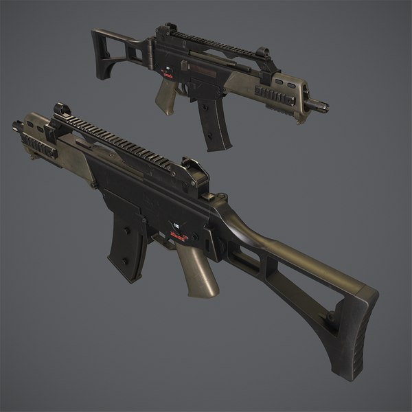 3d max kriss smg vector