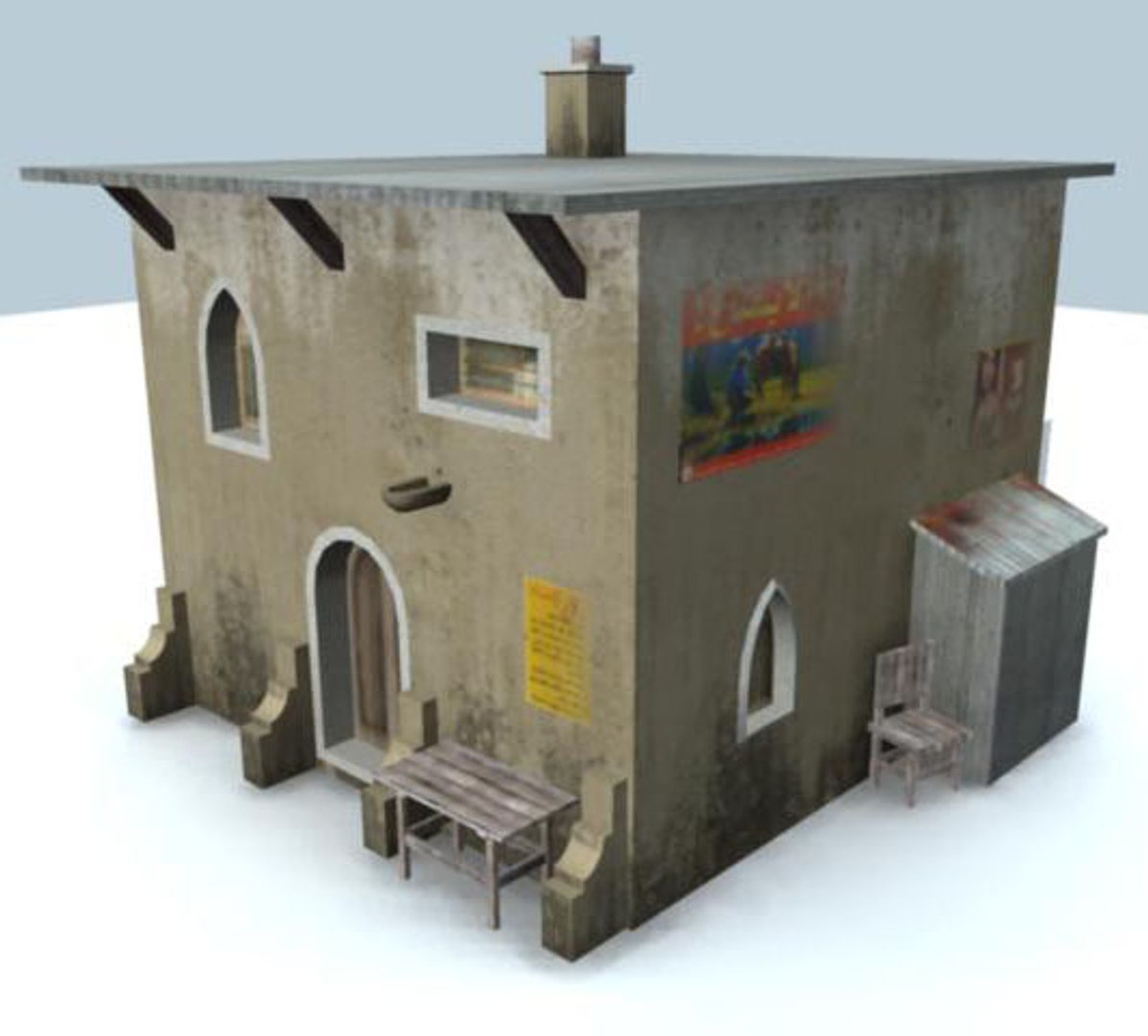 3d House Games Model