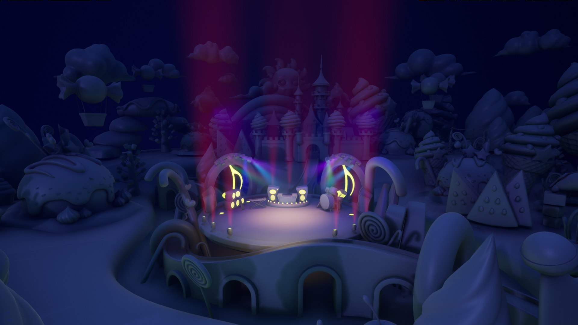 3D Background Assets Cartoons Ue4 Model - TurboSquid 1383133