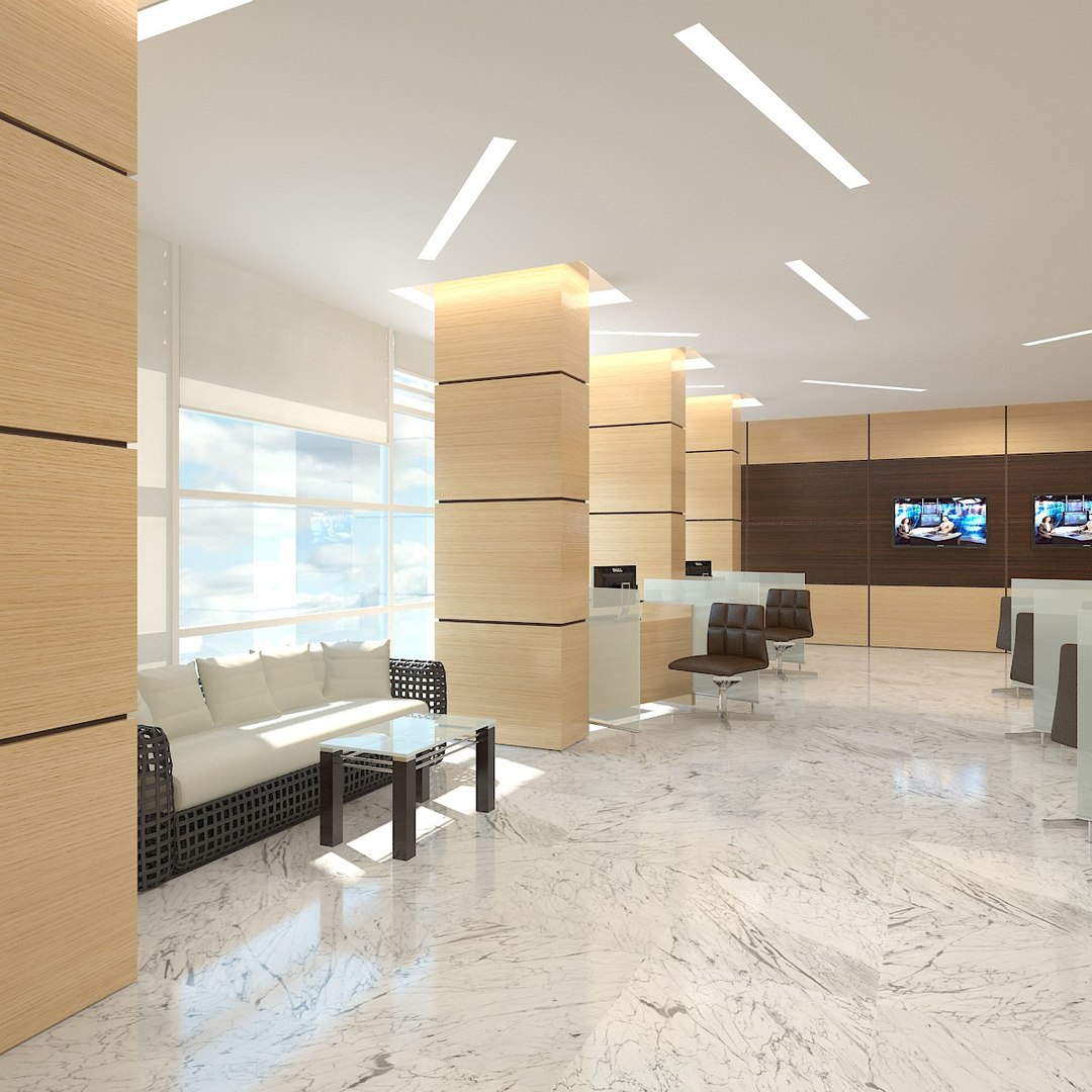3d Model Of Office Interior