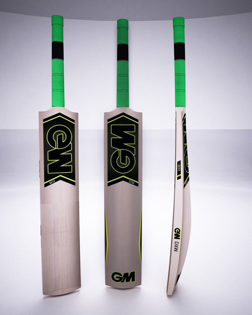 3D Cricket Bat Model - TurboSquid 1366404
