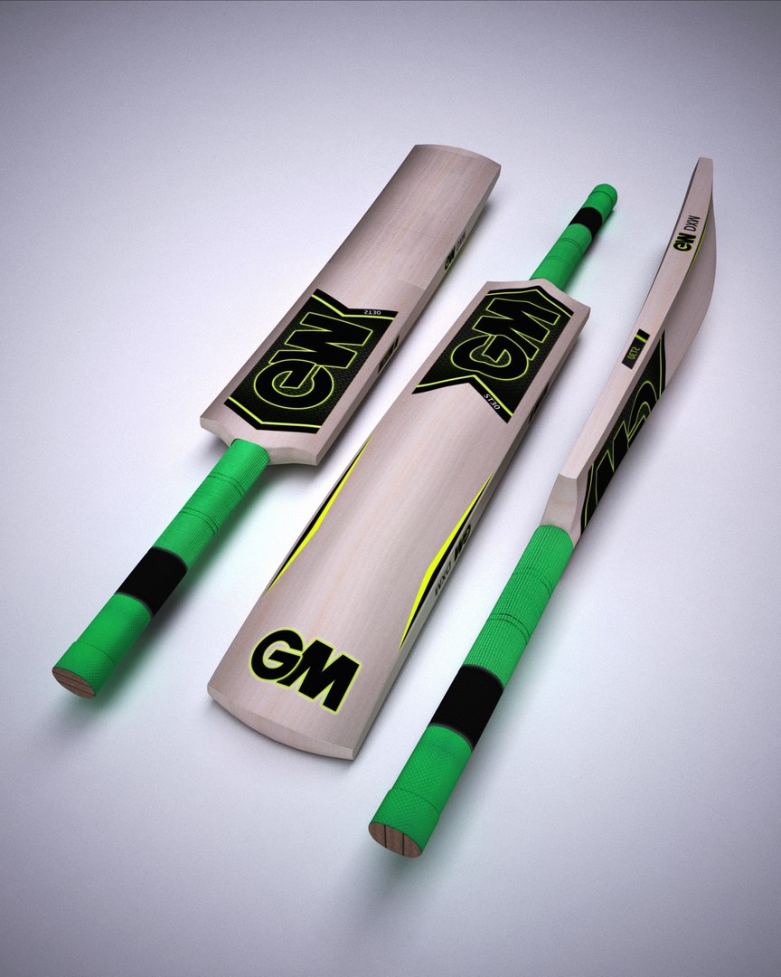 3D Cricket Bat Model - TurboSquid 1366404