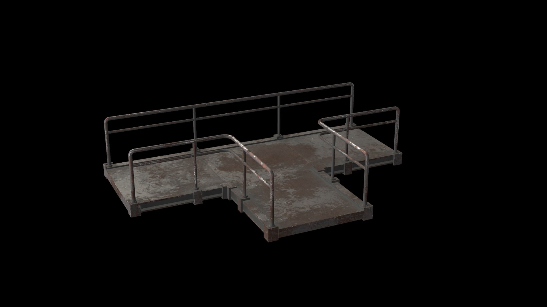 3D Large Platforms 04 Model - TurboSquid 2298635