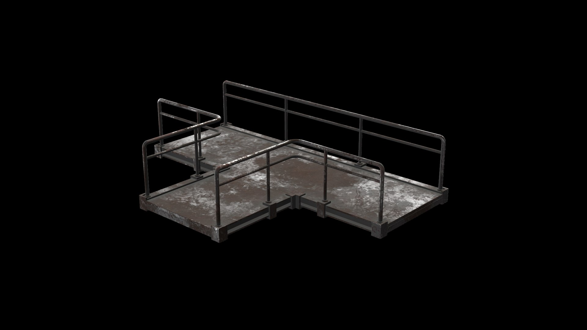 3D Large Platforms 04 Model - TurboSquid 2298635