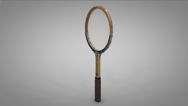 Tennis racquet wilson mary 3D model - TurboSquid 1624411