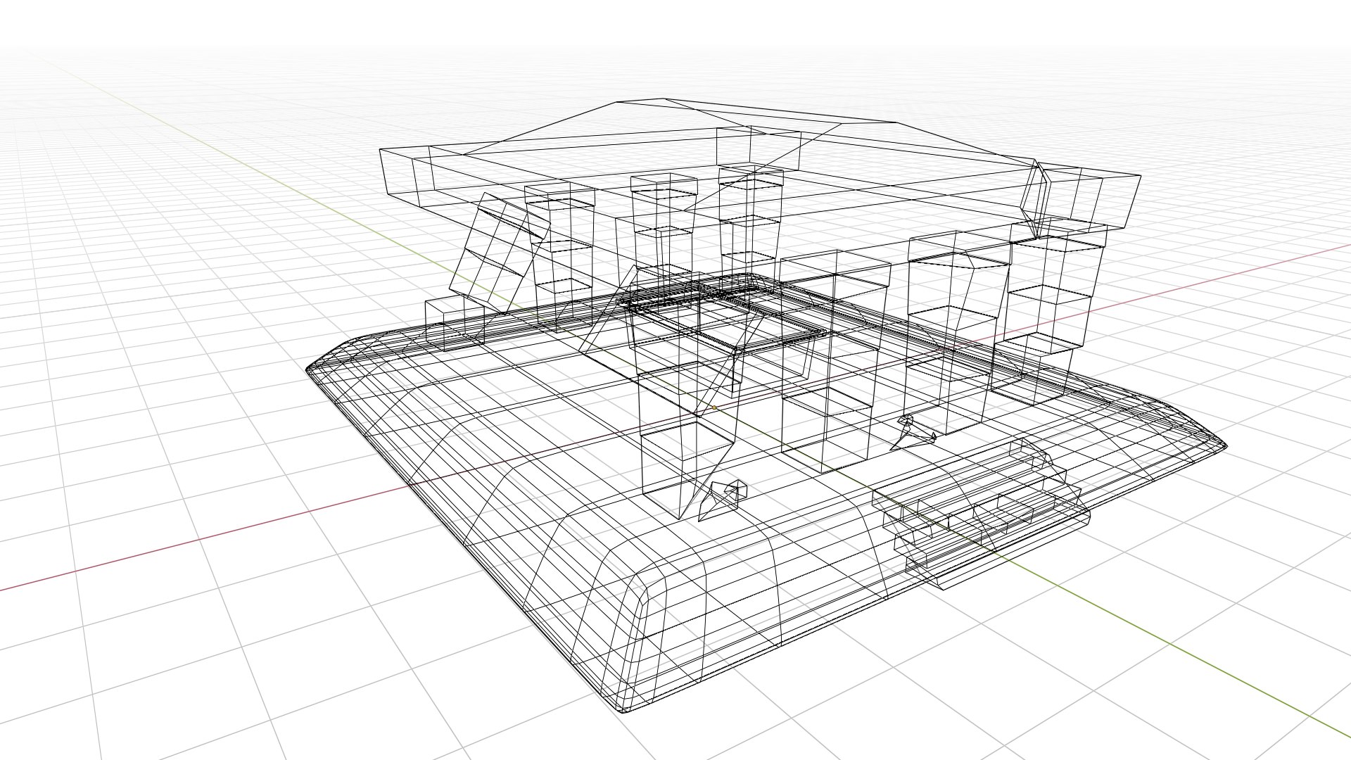Ancient Sandstone Structure - Worn - Low Poly Model 3D Model ...