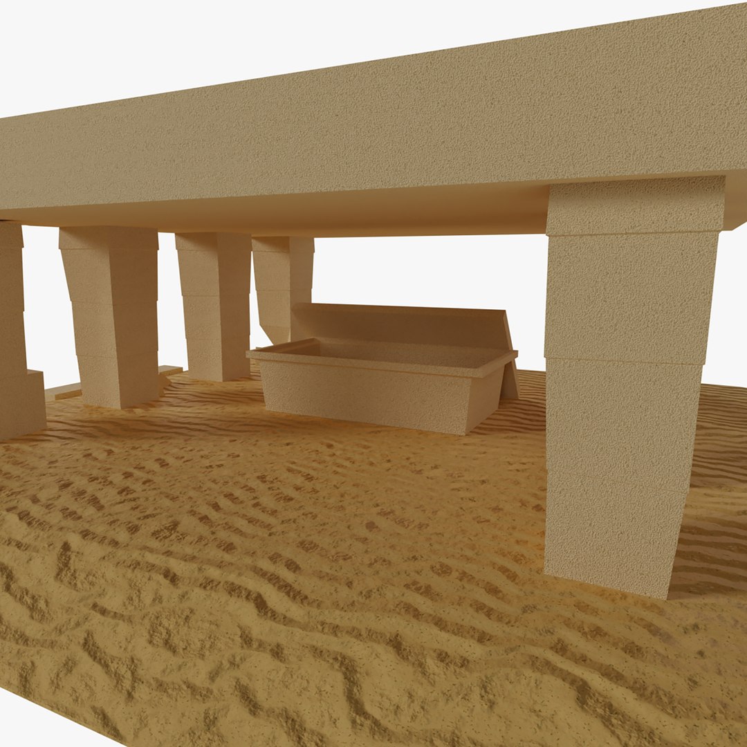 Ancient Sandstone Structure - Worn - Low Poly Model 3D Model ...