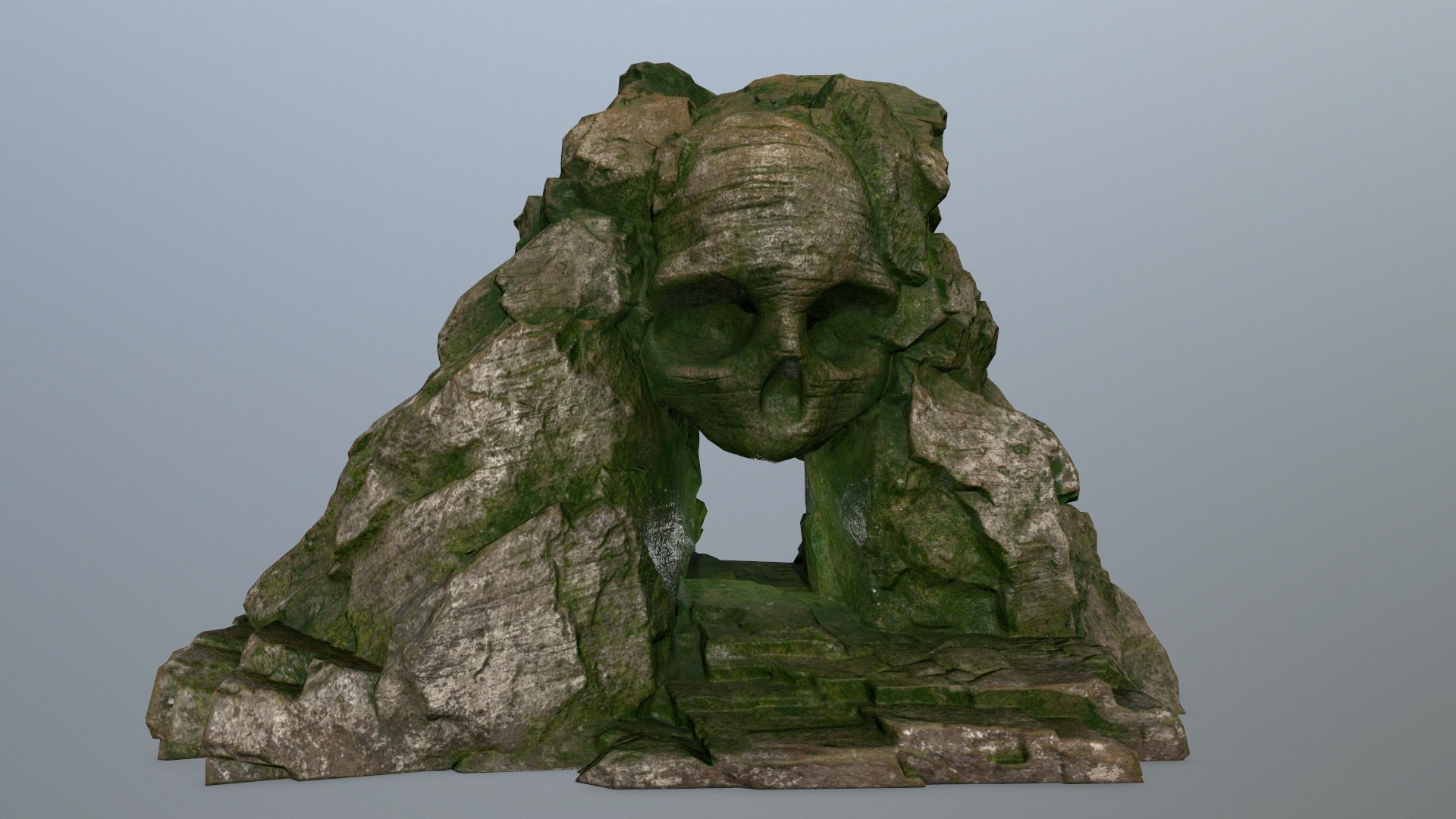 Skull Cave Model - TurboSquid 1644765