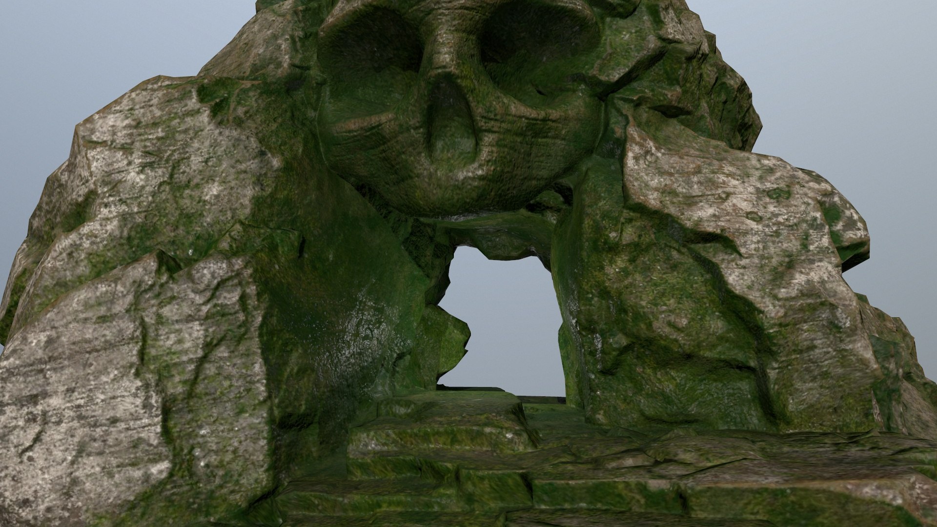Skull Cave Model - TurboSquid 1644765