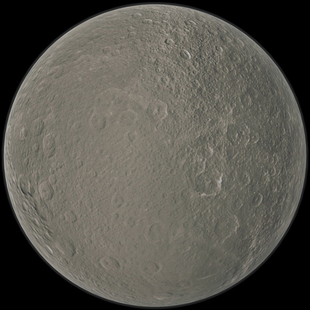 3D Moon Rhea Model - TurboSquid 1299614