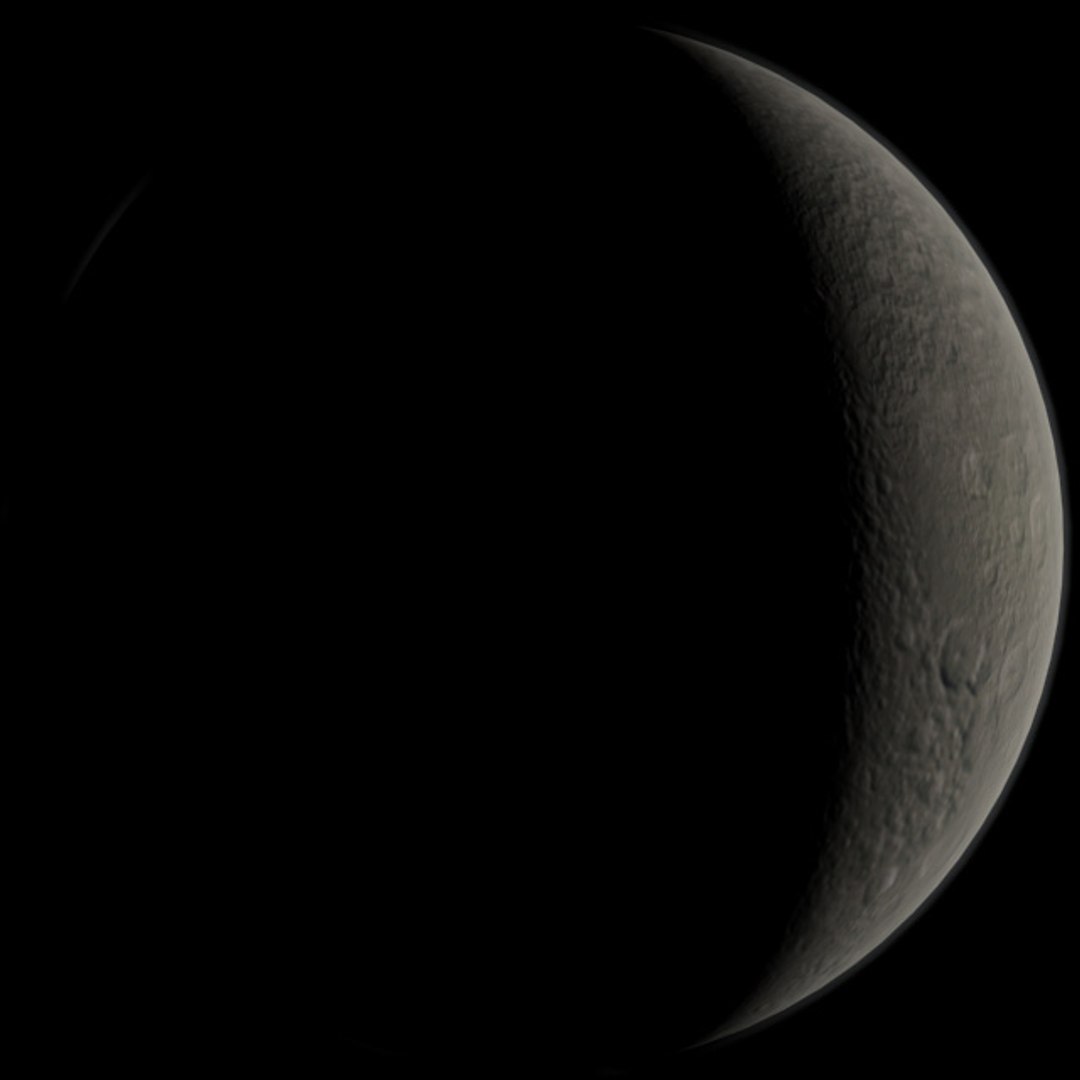3D Moon Rhea Model - TurboSquid 1299614