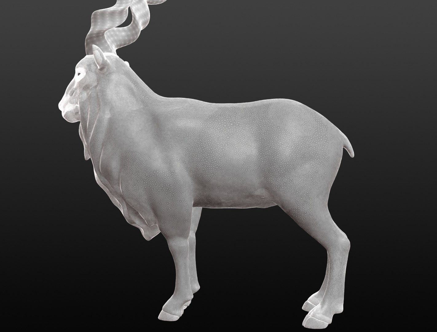 3D Markhor Base Mesh Model - TurboSquid 1462225