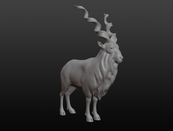 3D markhor base mesh model - TurboSquid 1462225