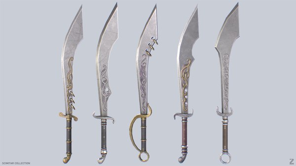 modelo 3d Colección Scimitar - TurboSquid 2411757
