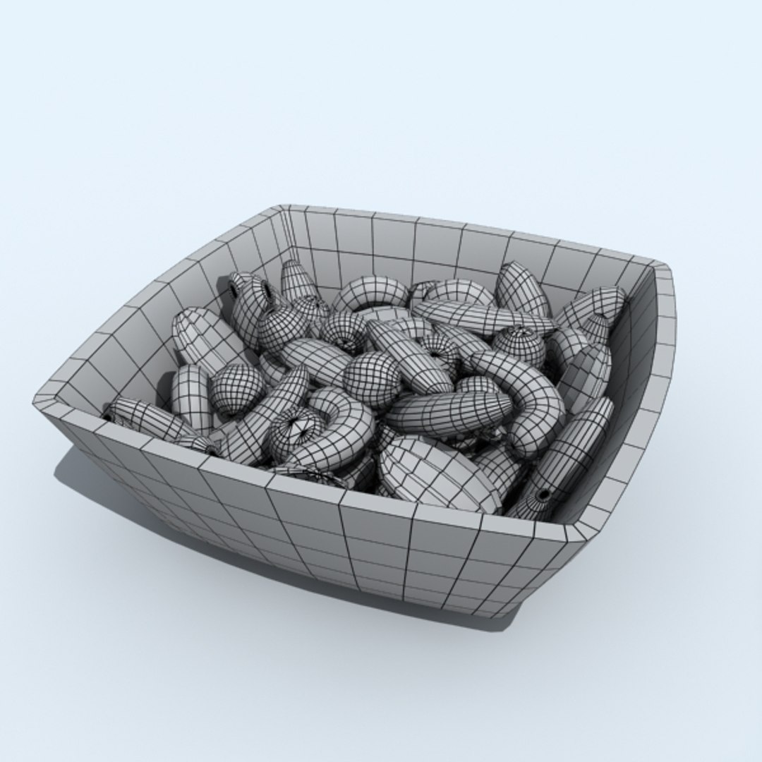 3d Model Snack Bowls