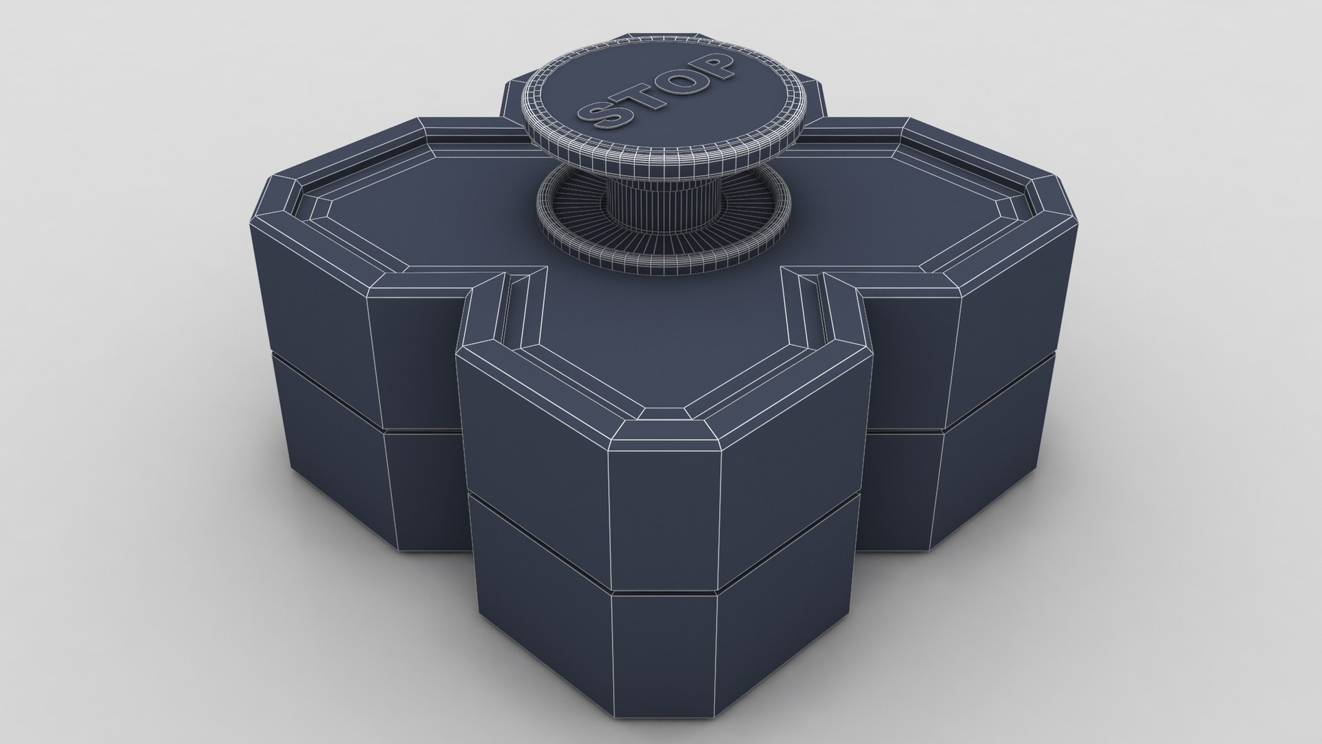 Emergency Panic Button 3D Model - TurboSquid 1539481