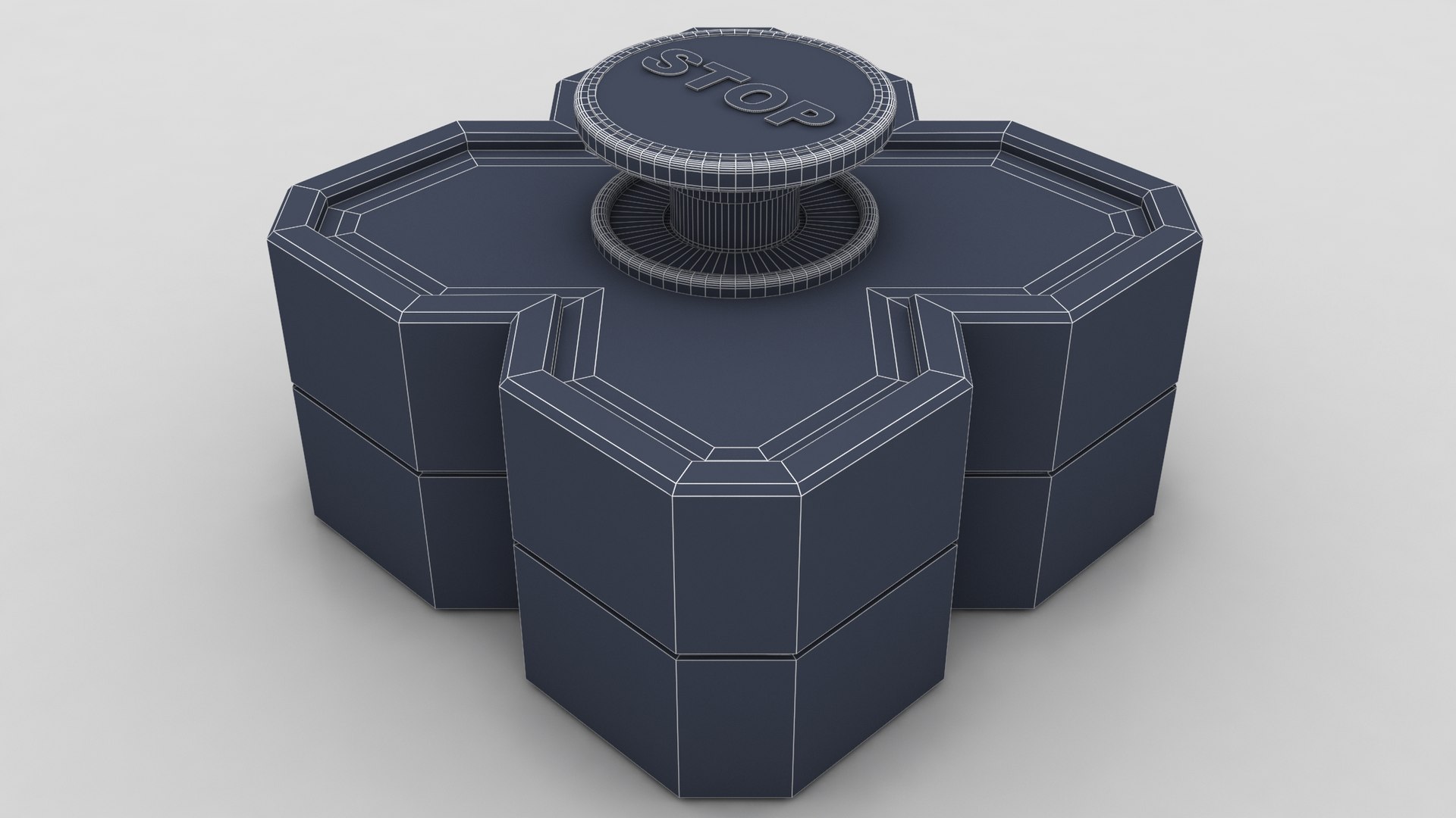 Emergency Panic Button 3D Model - TurboSquid 1539481