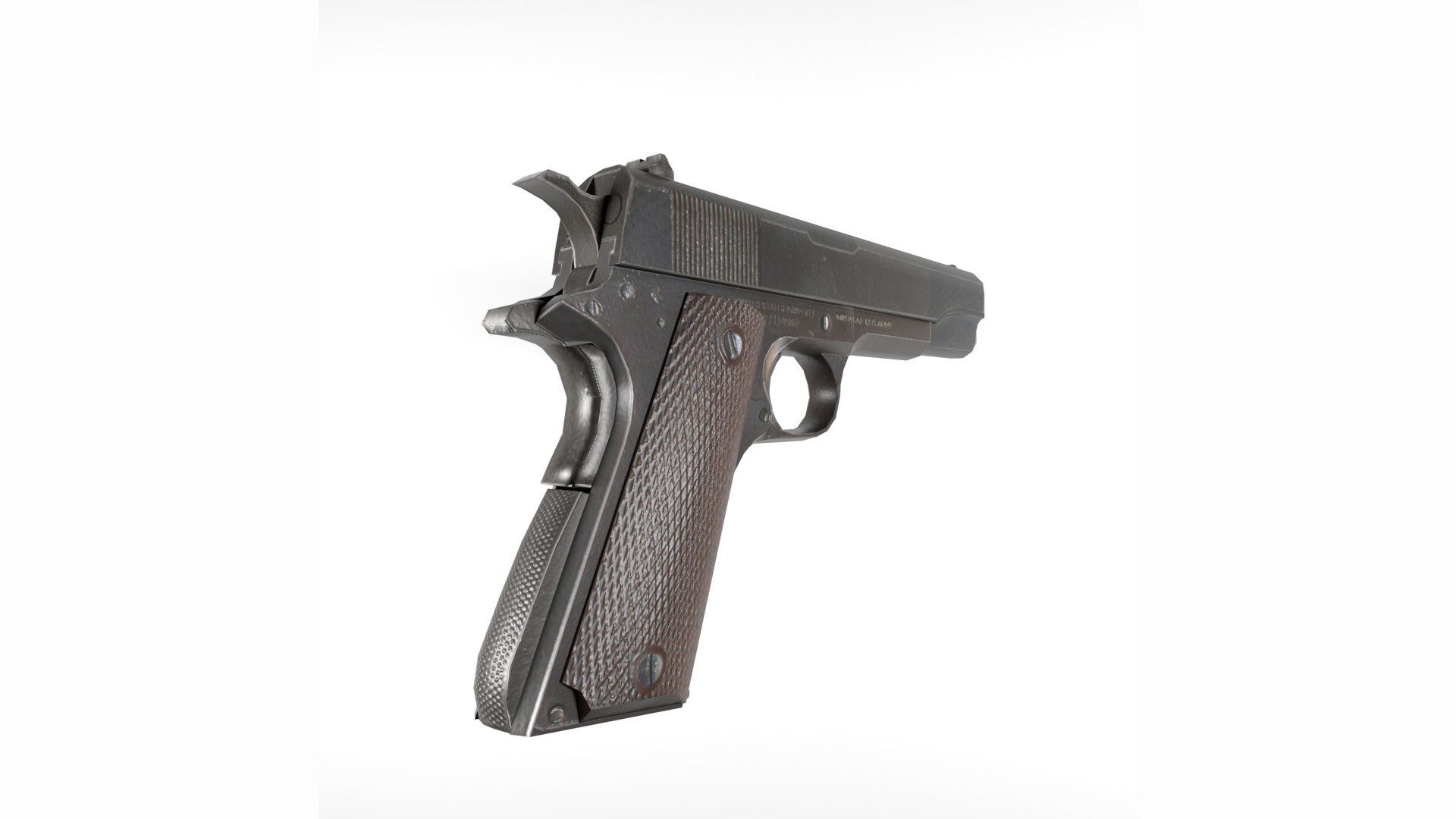 Colt M1911 Low Poly Model - TurboSquid 2387302