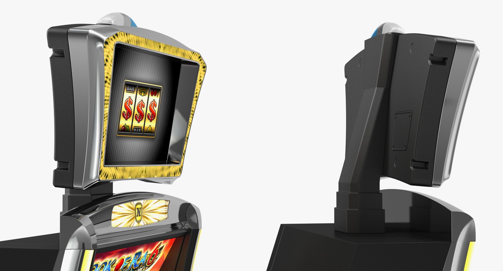 Casino Slot Machine Gold 3D Model - TurboSquid 1277008