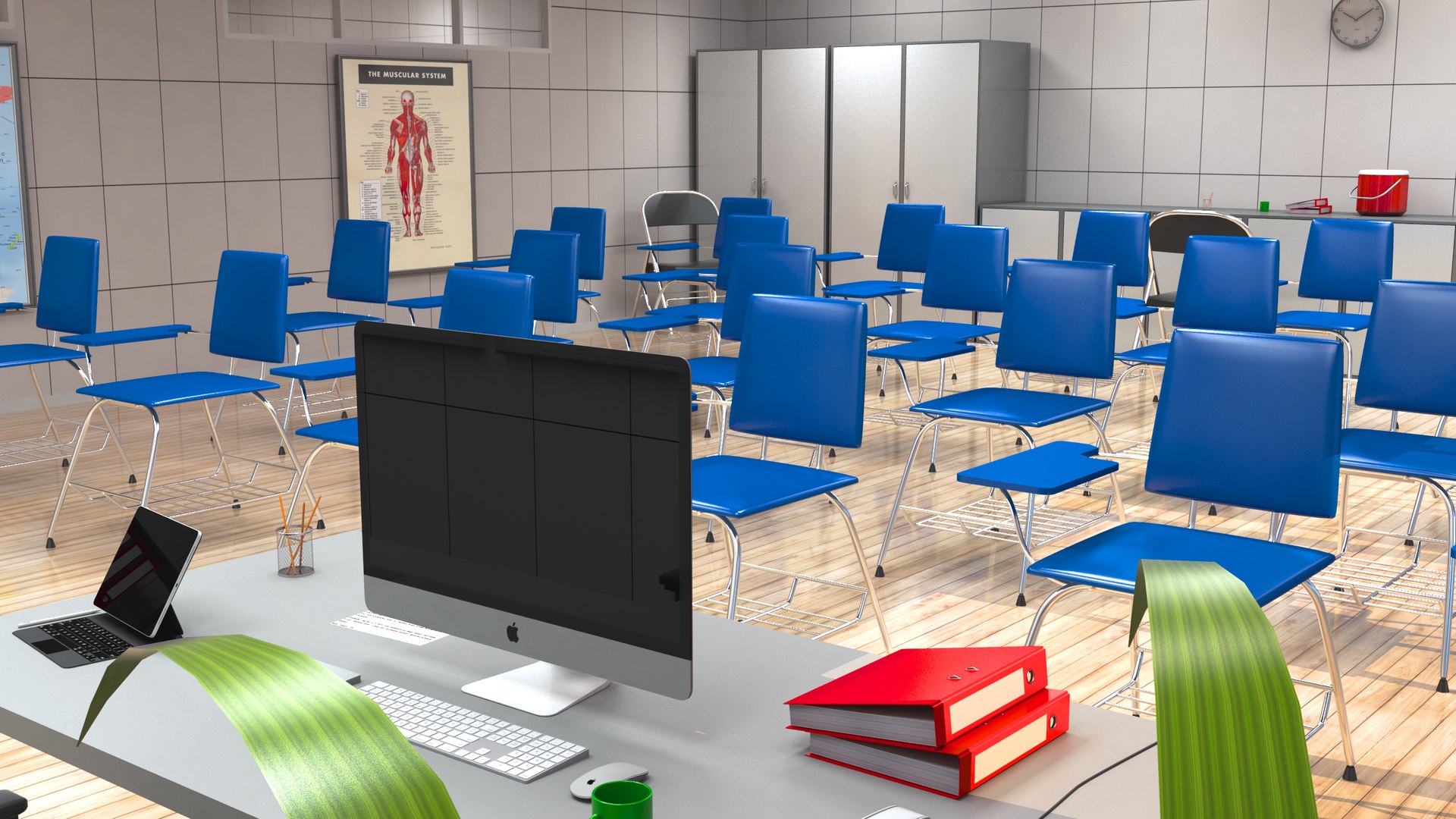 3D Classroom - TurboSquid 1840862