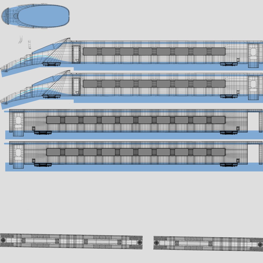 Train ETR610 Pendolino 3D - TurboSquid 1740079
