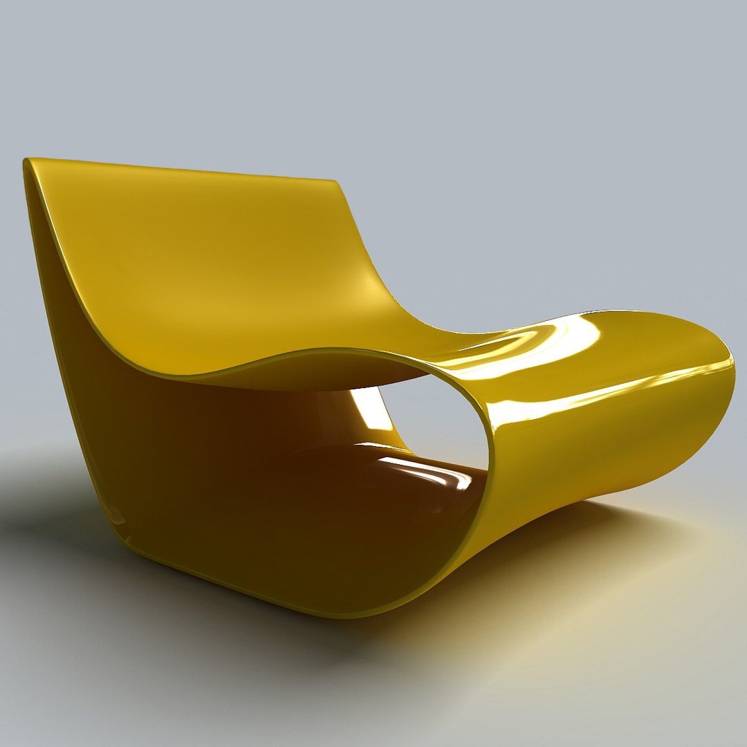 3d Mdf Chair Armchair Model