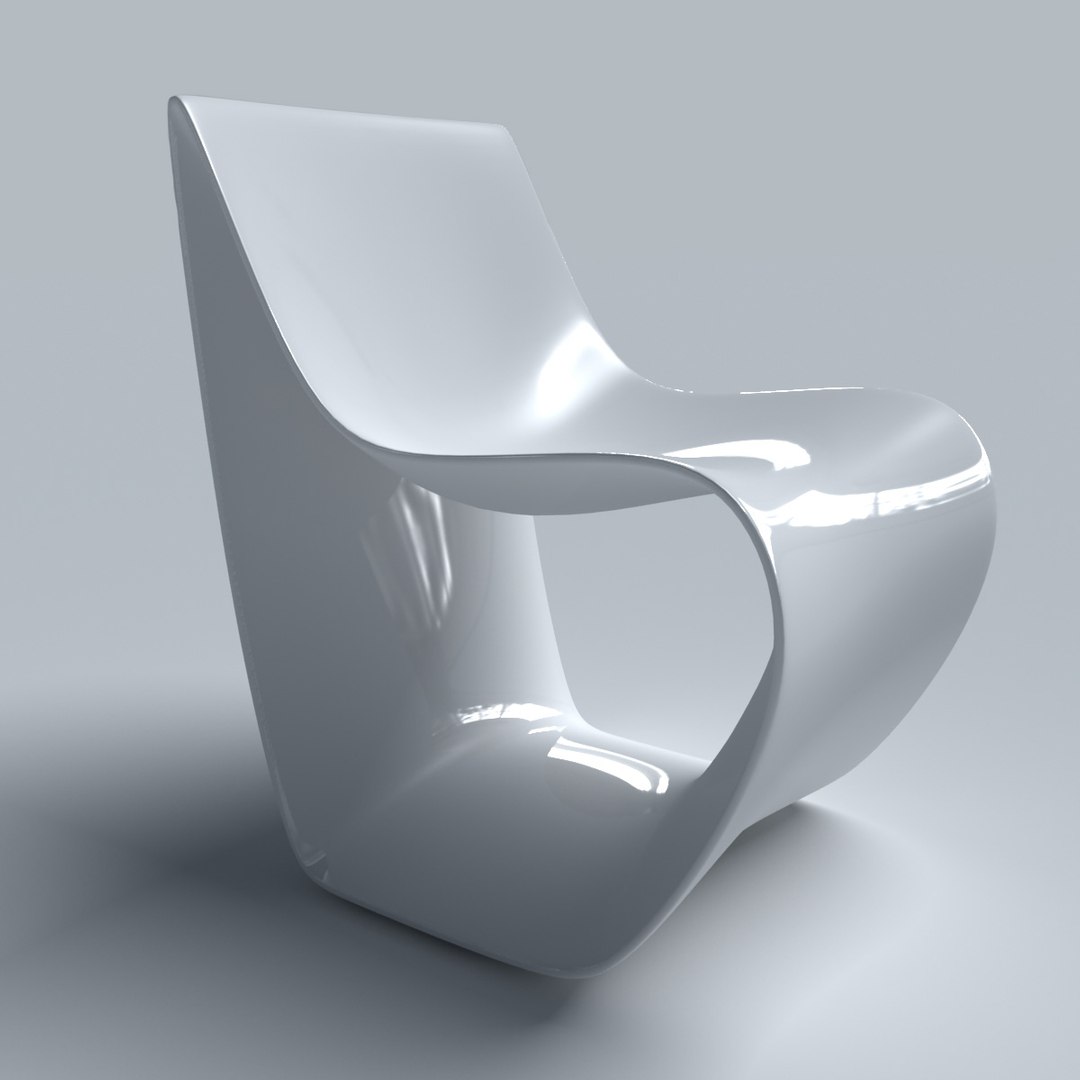 3d Mdf Chair Armchair Model