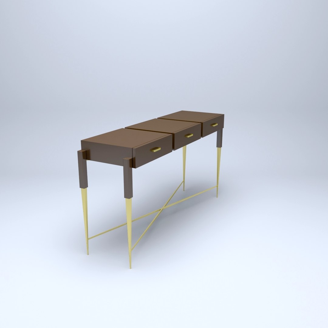 3D console table - TurboSquid 1583348