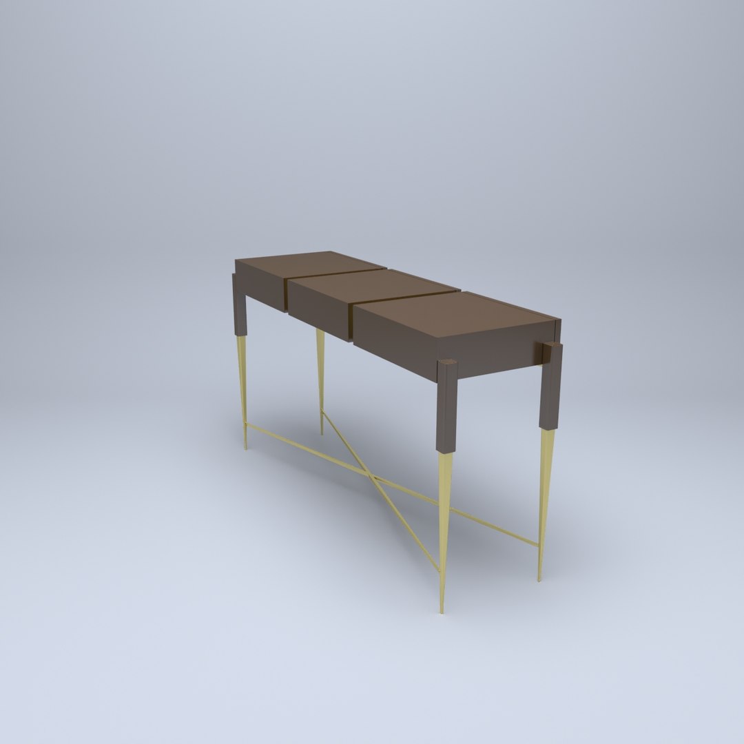 3D console table - TurboSquid 1583348