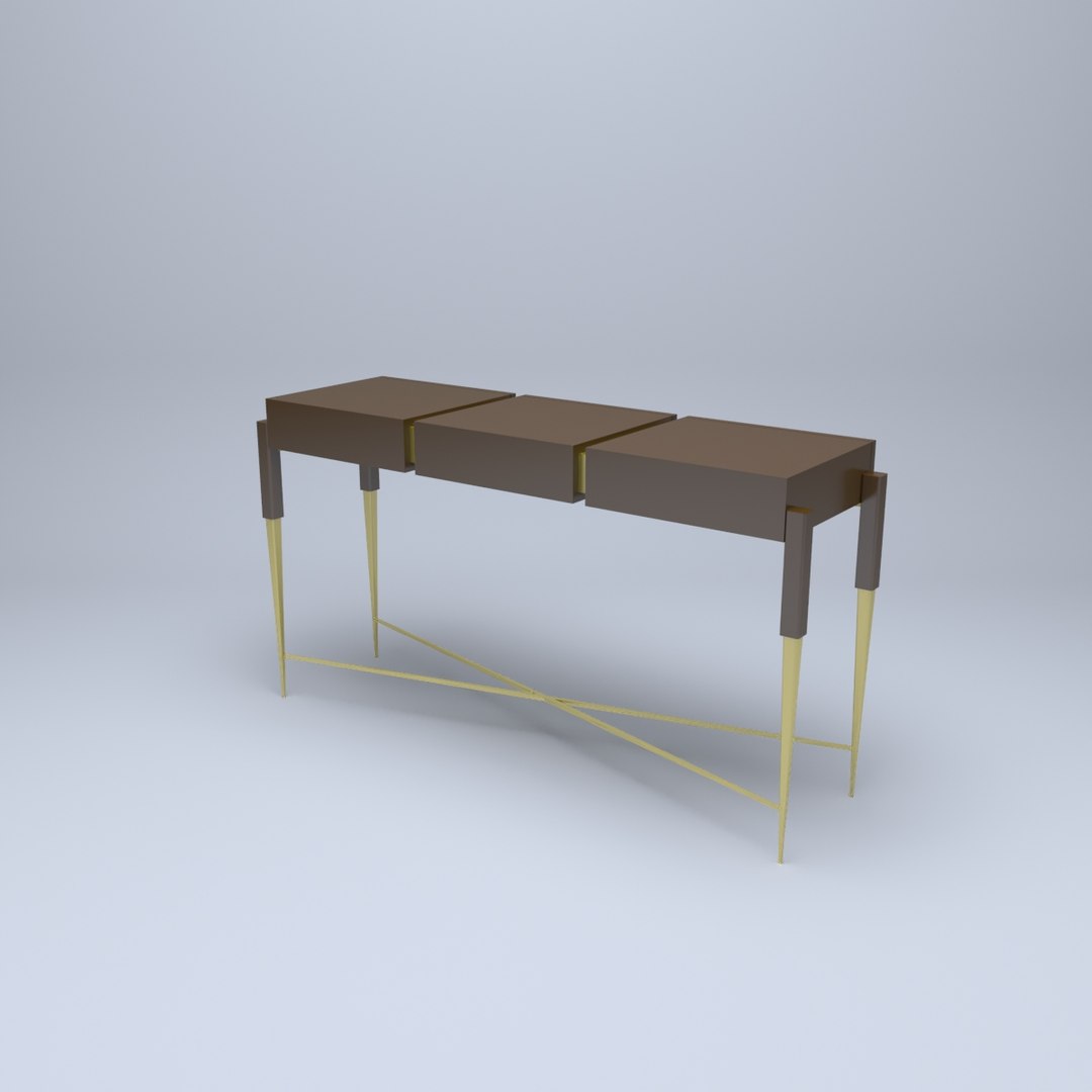 3D console table - TurboSquid 1583348