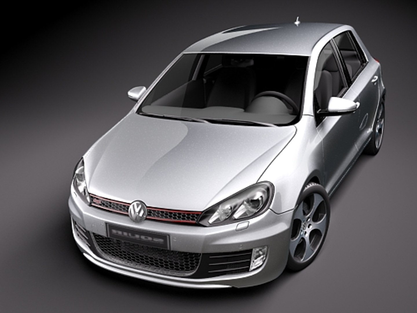 Volkswagen Golf Gti 6 3d Model